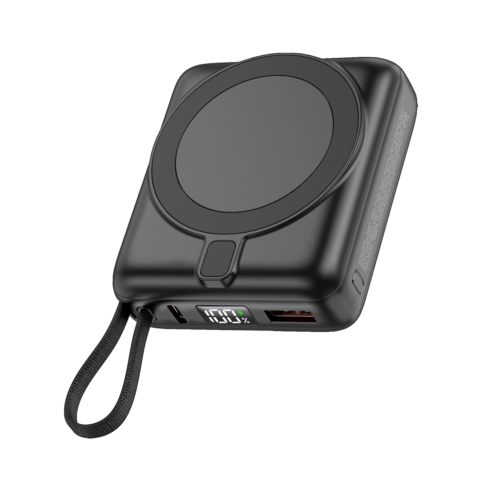 S-link M10L 10000mAh MagSafe 15W PD22.5W + QC3.0 18W LED Logo Şarj ...