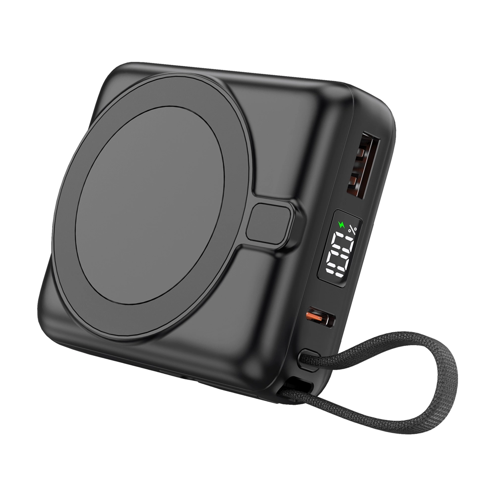 S-link M10L 10000mAh MagSafe 15W PD22.5W + QC3.0 18W LED Logo Şarj ...