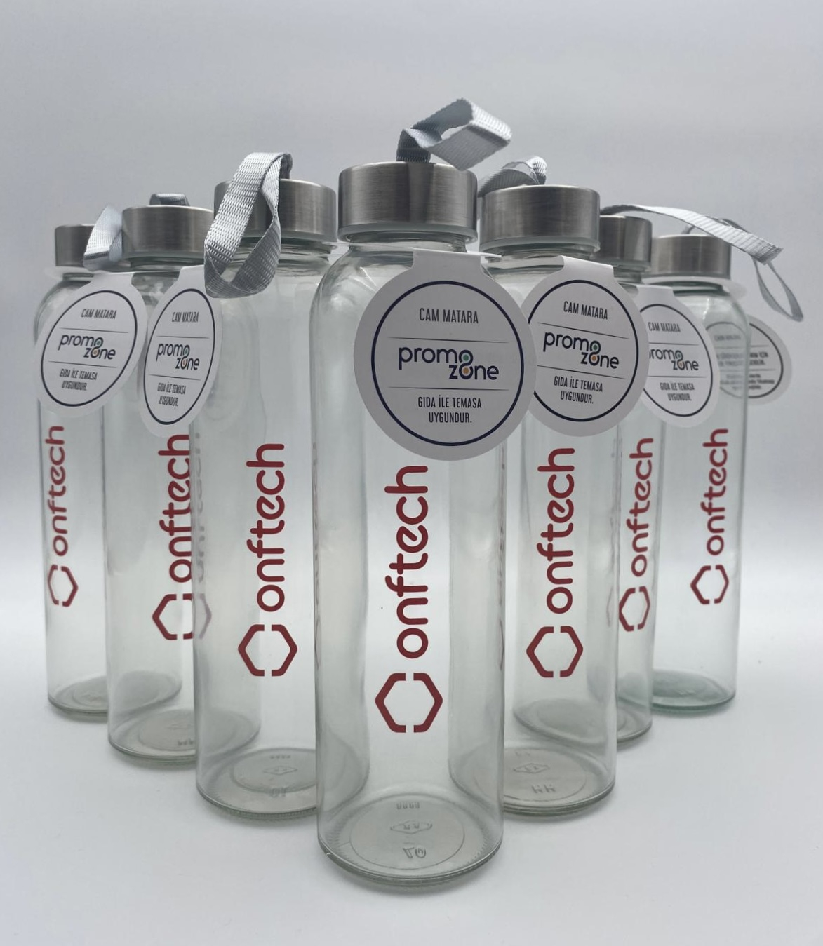 500 ml Cam Matara Şu Şişesi Kılıfsız (PZ6394) | Promosyon, Toptan - Promozone